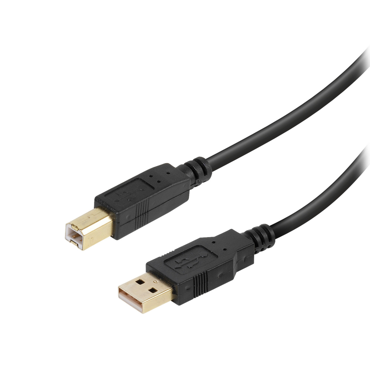 Vivanco USB-A v USB-B kabel, 1,8m crn, s - electronic4you Slovenija