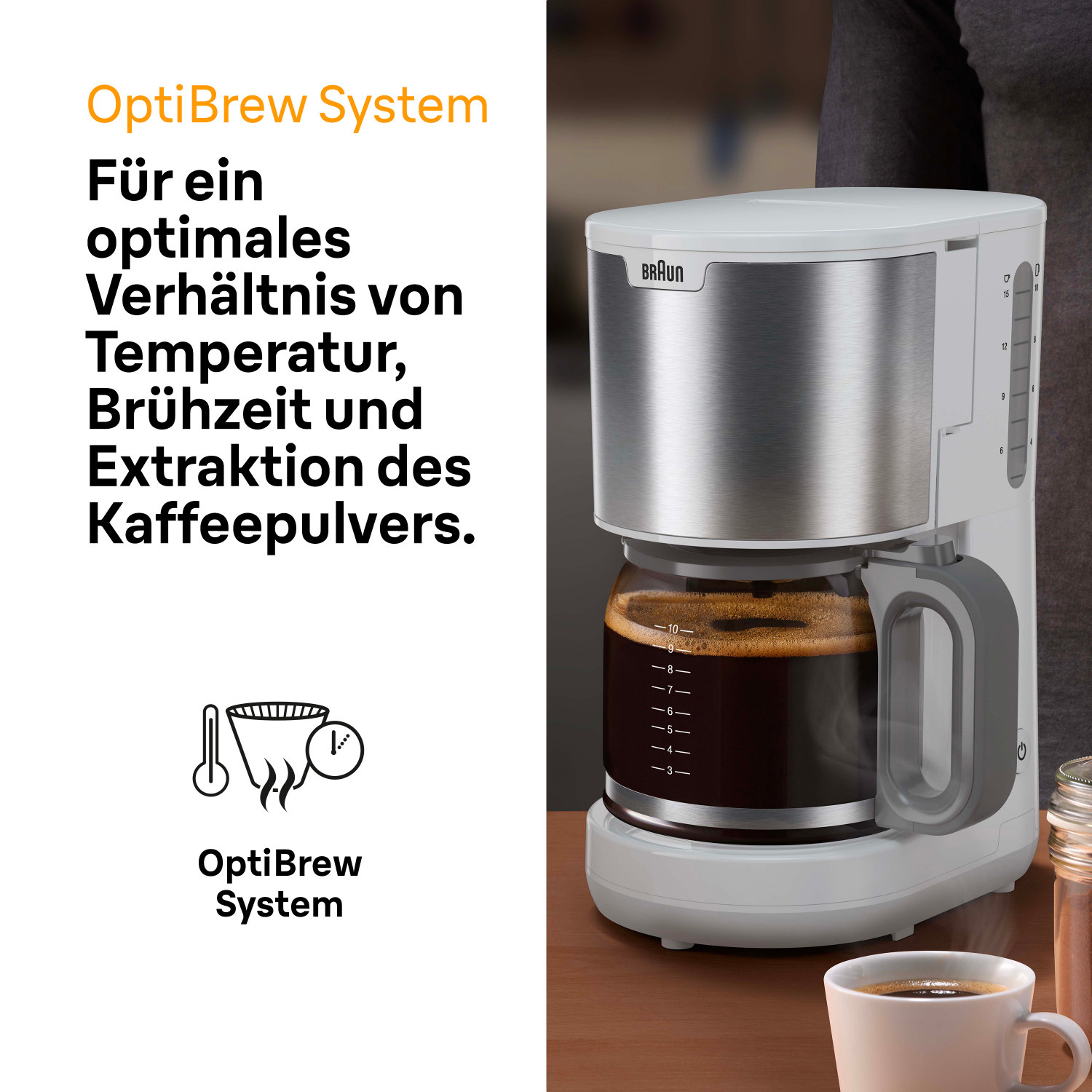 Braun KF 1500 WH PurShine kavni aparat - electronic4you Slovenija